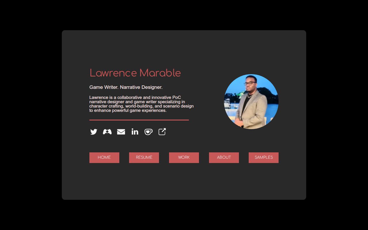 Lawrence Marables Portfolio